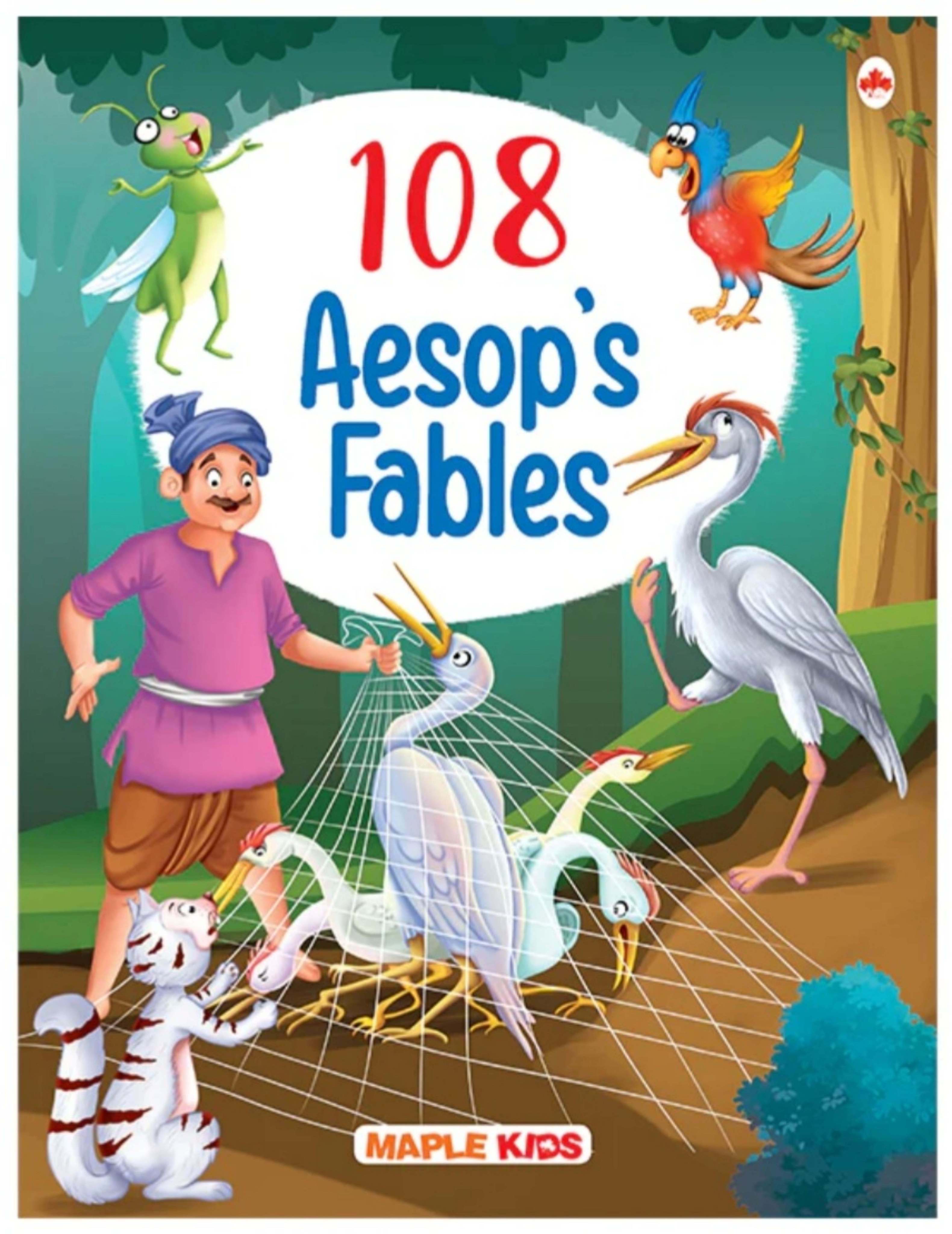 108 Aesops Fables Story Book for Children Age 5 to 12 / Buku Cerita ...