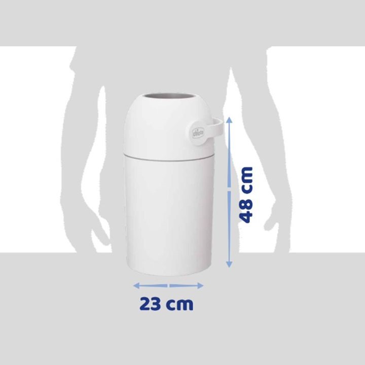 Babymommy Chicco Diaper Box Nappy Bin Odor Locking Odour Proof System ...