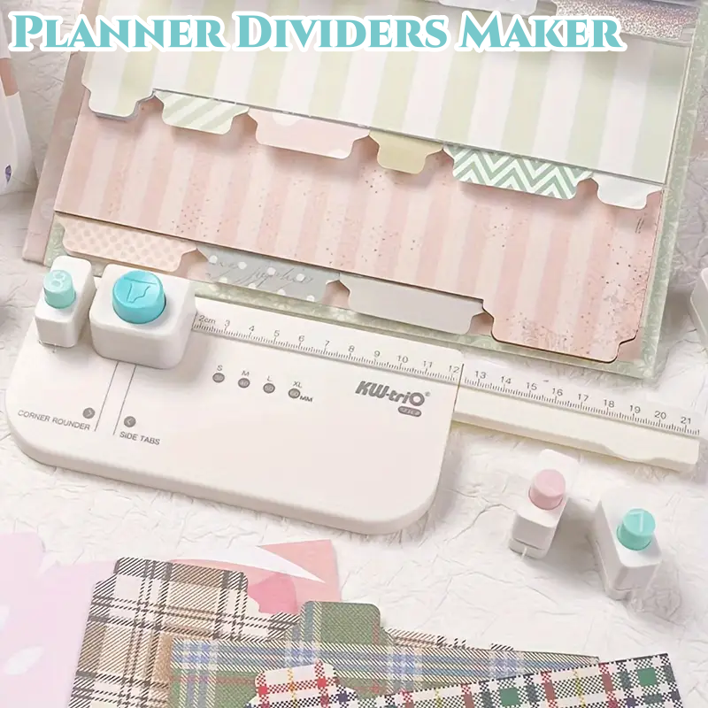 Multipurpose Planner Dividers Maker I Index Tab Punch Board Page ...