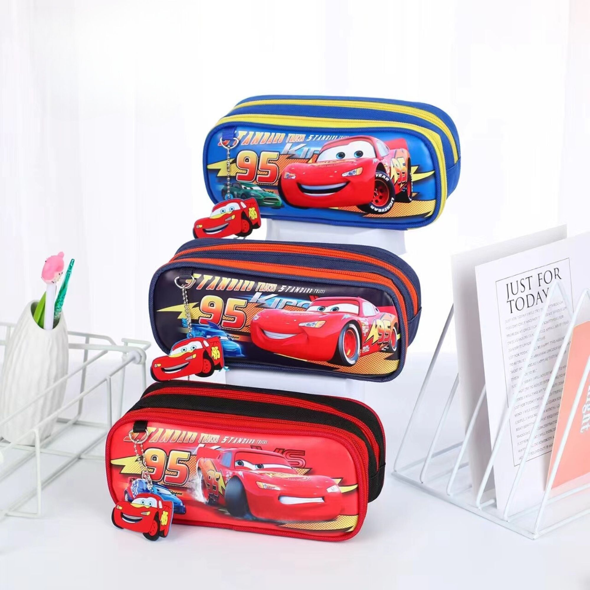 8808/boy Kids Pencil Case Cars Design/Male/Low School Pensel Box/Tadika ...