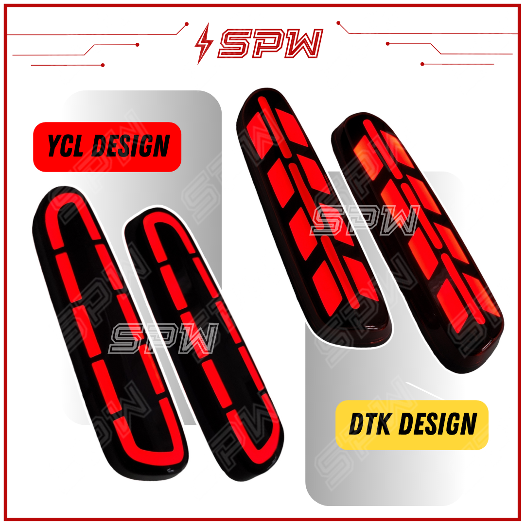 Perodua Myvi G3 (2022-2024) Reflector MG3 Rear Bumper LED DRL Daylight ...