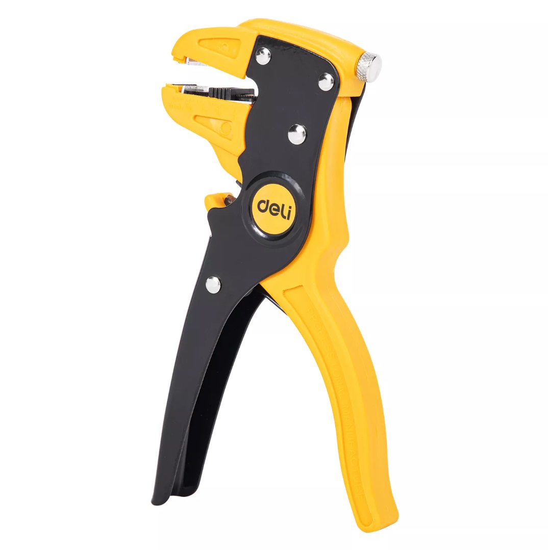 DELI DL2003 6.5" Wire Stripper (Φ0.5-6.0)mm Plier Cutter Skin Cable ...