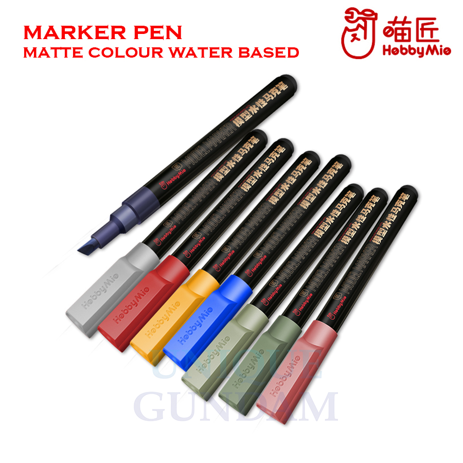[Hobby Mio] Matte Marker Pen FOR MODEL KIT TOOLS GUNPLA | Shopee ...
