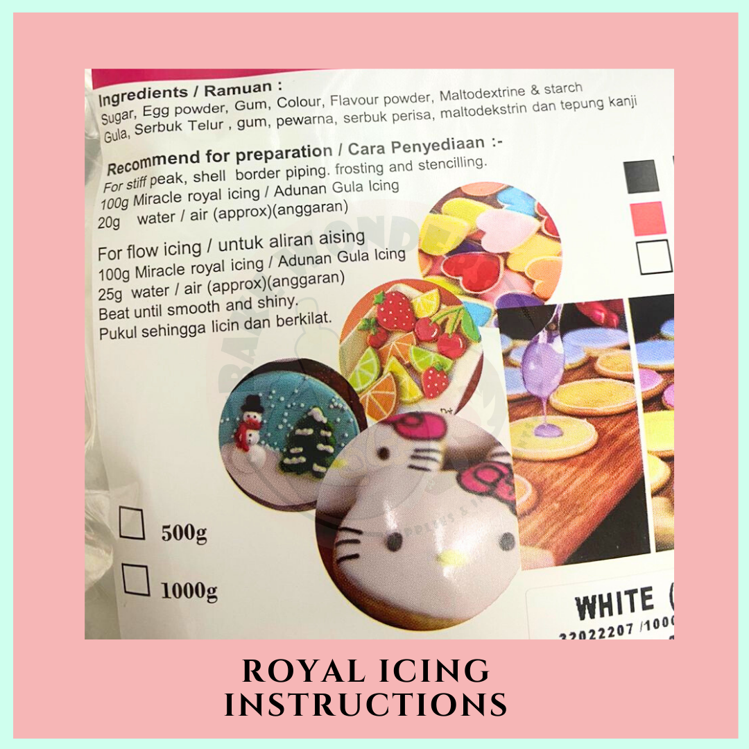 MyIce Miracle Royal Icing Premix/MyIce Miracle Royal Icing Powder ...