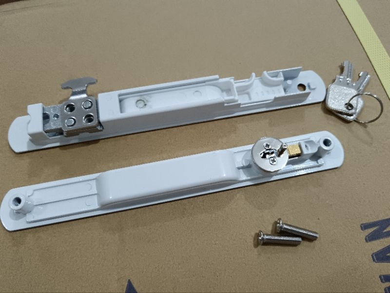 Sliding door lock 901 aluminium door lock with key 25 32mm pintu ...
