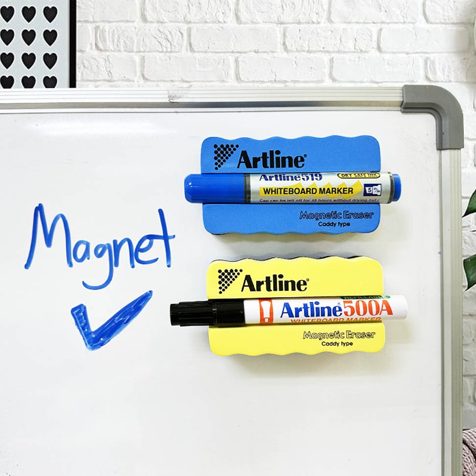 Artline Magnetic Whiteboard Duster Caddy Type | Shopee Philippines