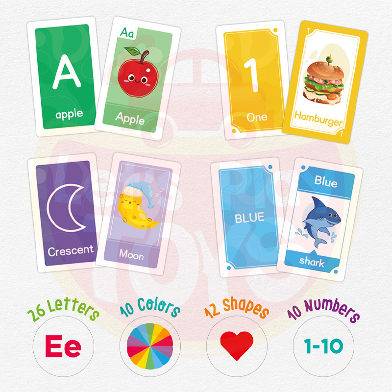 Preschool Toddlers Learning Educational Flash Cards - Alphabet Letters ...