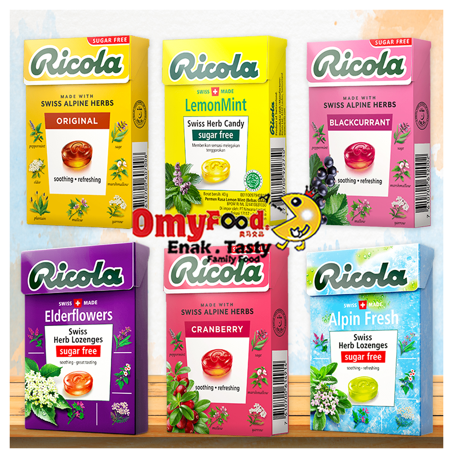 40g Ricola Herb Swiss Herb Lozenges [Omy Food] | Shopee Philippines