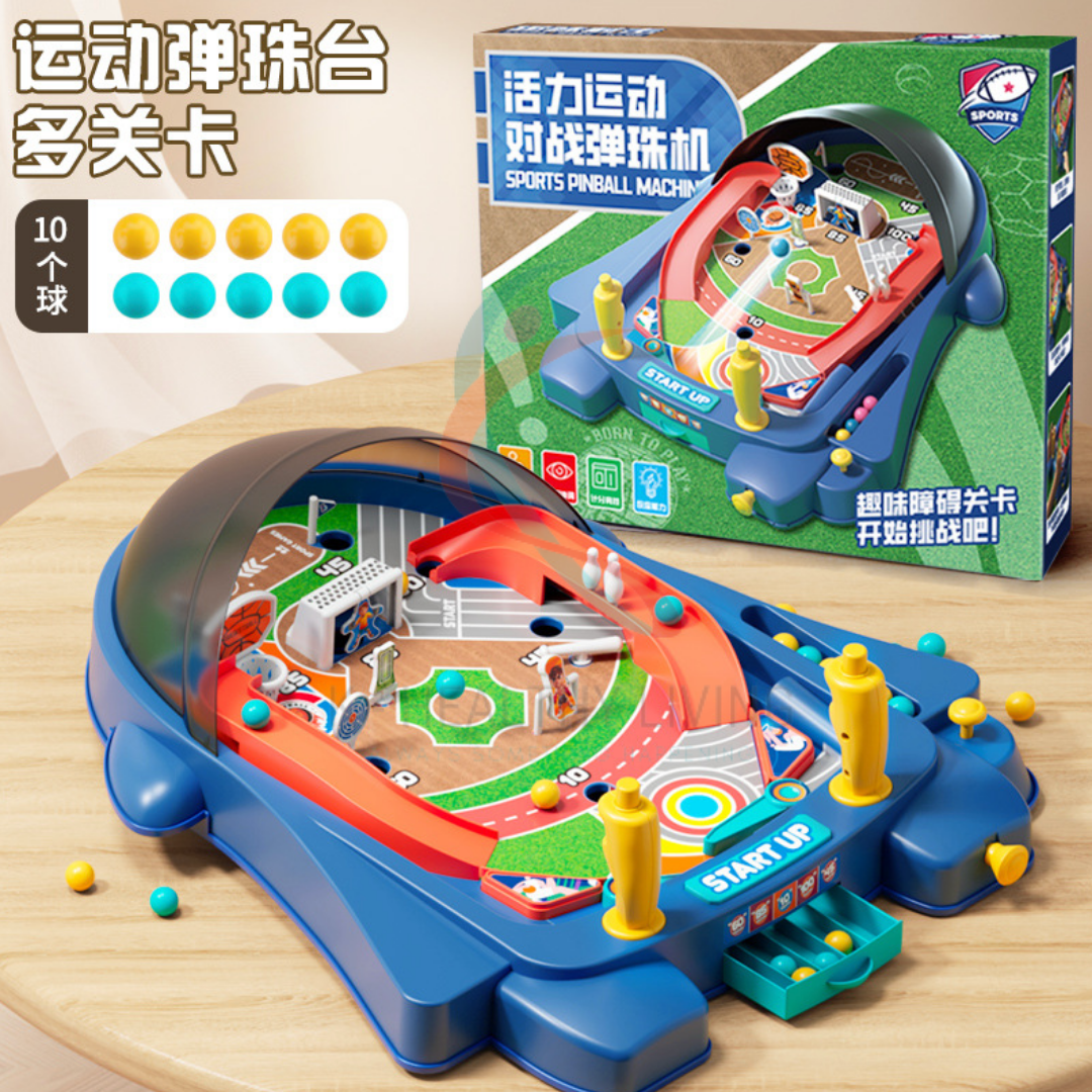Children's Brain Puzzle Toy Shooting Pinball Machine Gaming Table ...