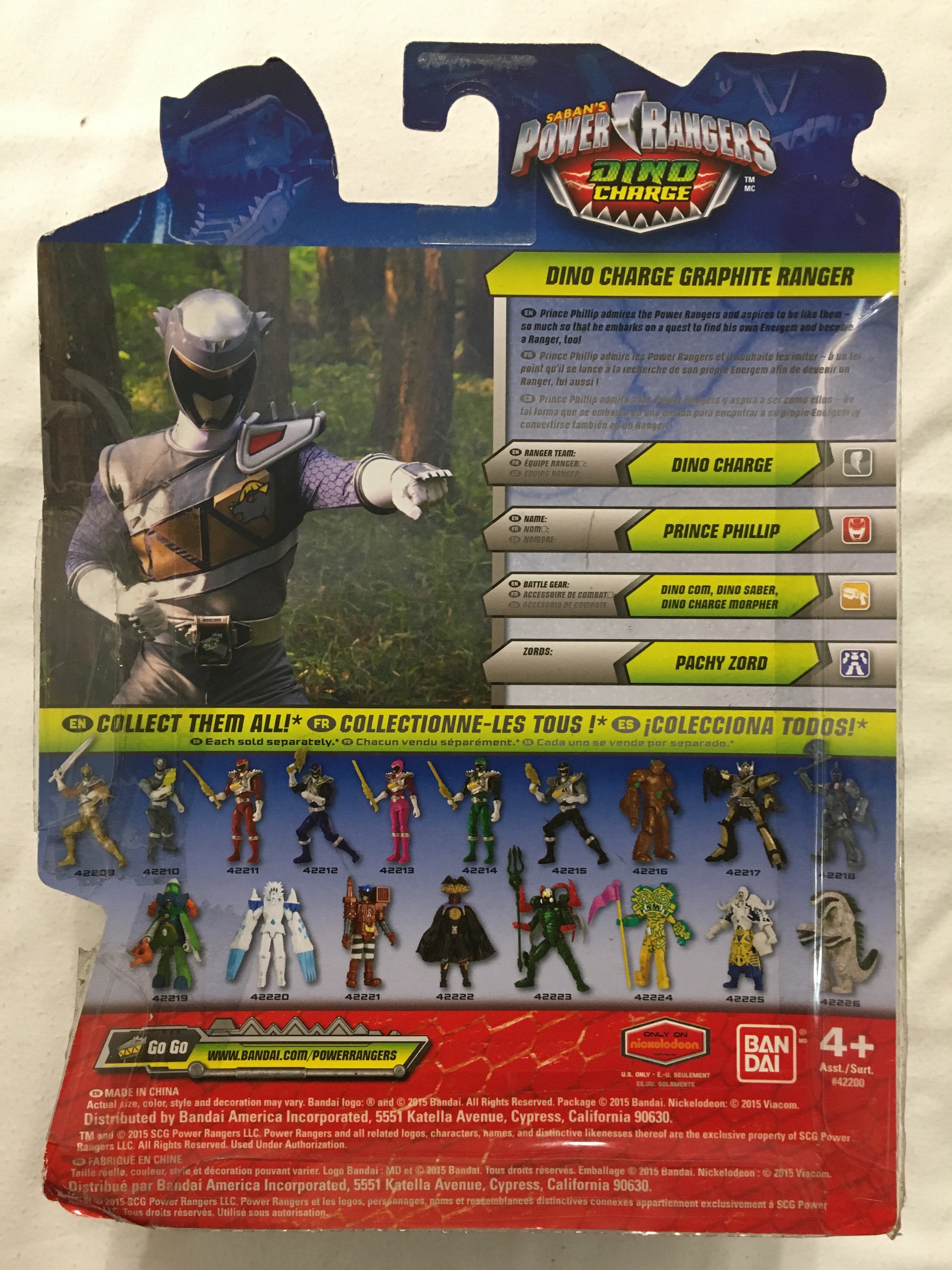 POWER RANGERS DINO CHARGE DINO CHARGER 5 INCH FIGURES (SET OF 8) BANDAI ...
