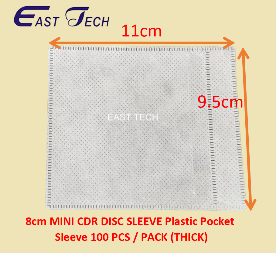 8CM MINI CDR SLEEVE CD SLEEVE (100 PCS)(THICK) | Shopee Philippines