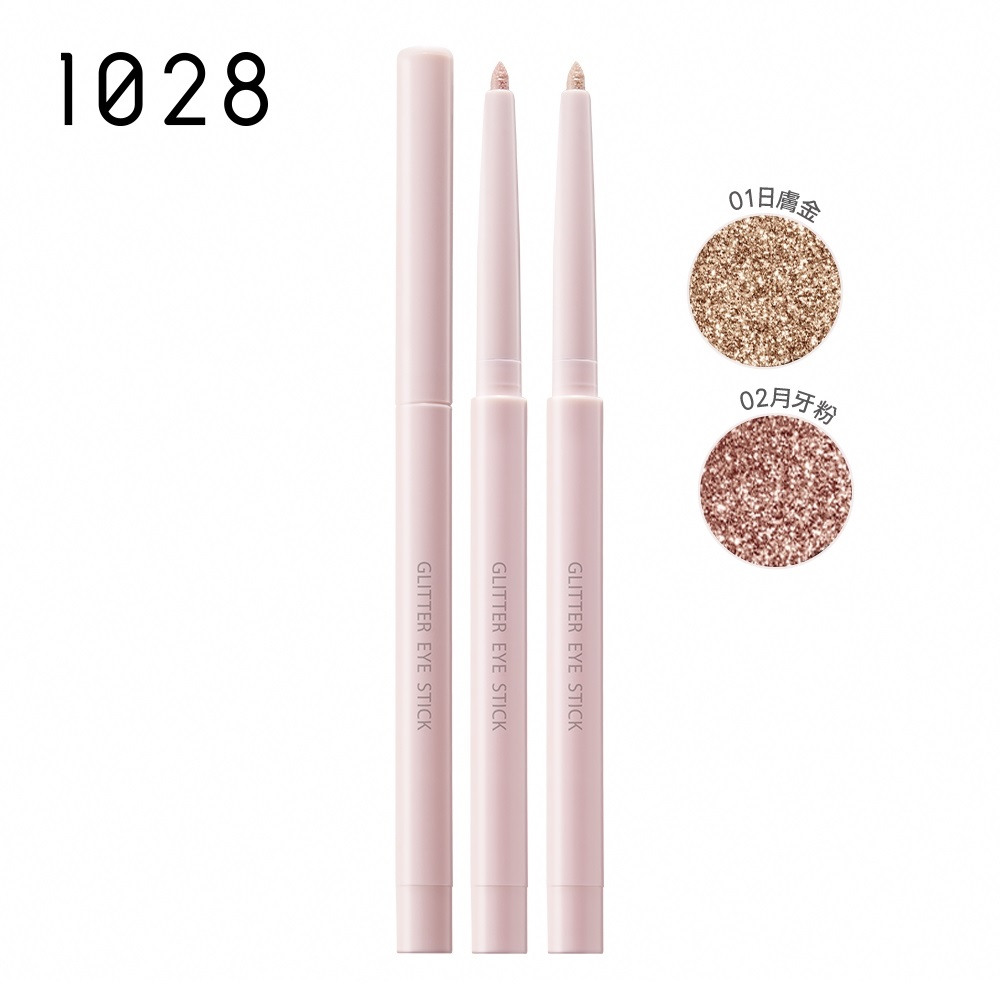 1028 Glitter Eye Stick 02 Moonlight Pink Plump lips Refined eyeshadow ...