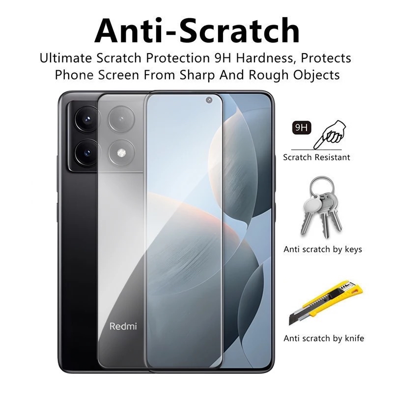 Mychoice Tempered Glass Poco X6 Pro 5G Poco X7 Pro Poco X6 5G Tempered ...