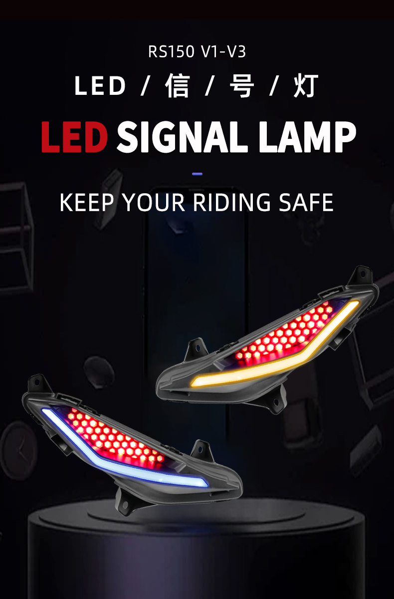 RS150 V1 V2 V3 PILOT LED POSITION LAMP SIGNAL LIGHT MATA GABAN LAMPU ...