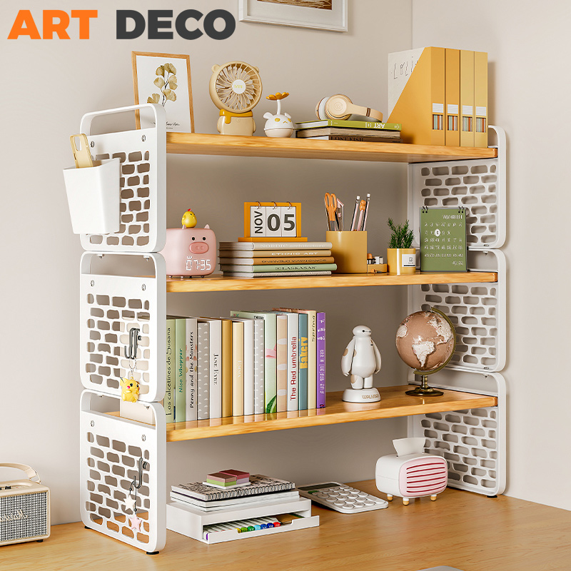 Table Top Rack Desk organizer Desktop Rack with Pegboard Storage Rack ...