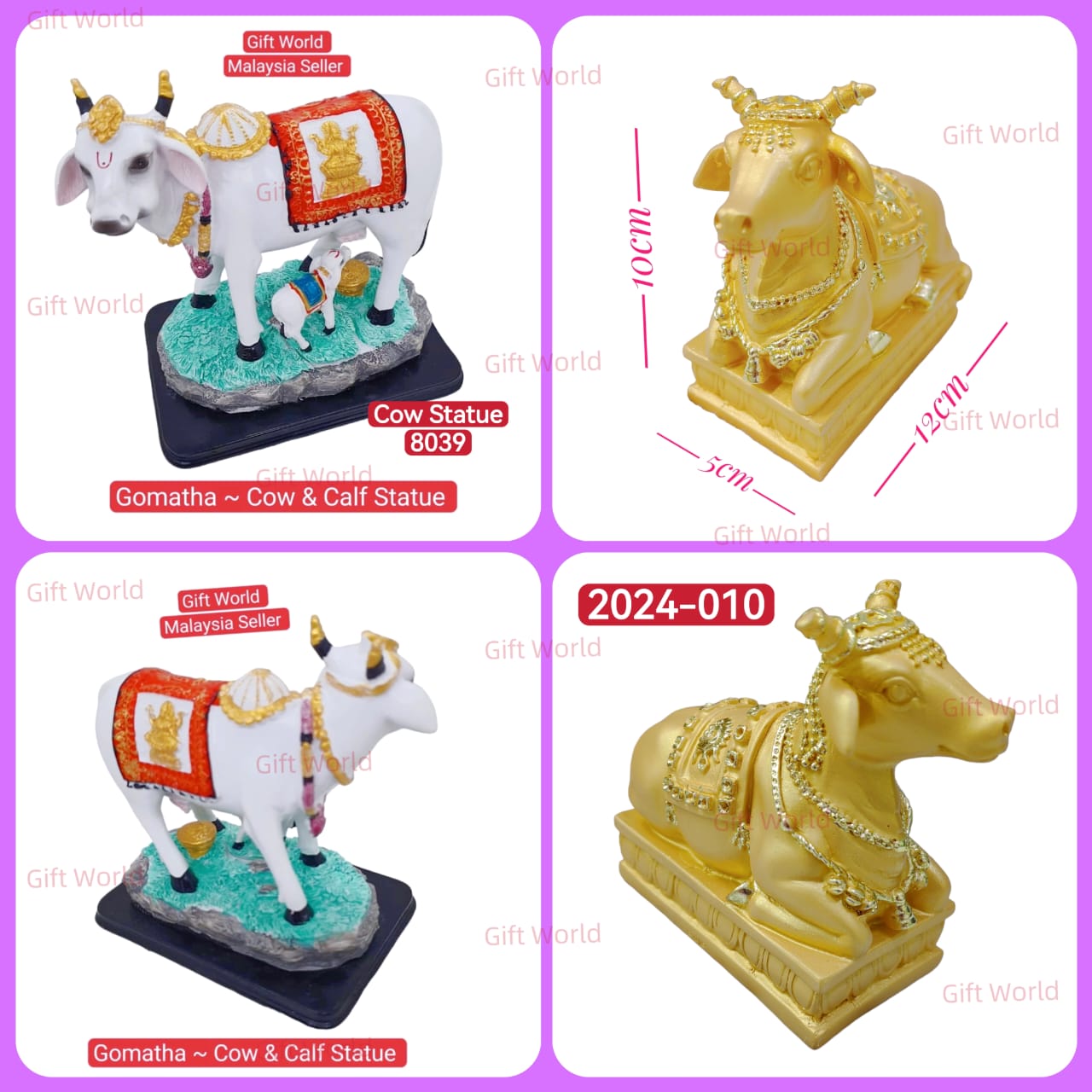 COW & CALF PREMIUM STATUE GOMATHA ** SHIP FROM (KL) | Shopee Philippines