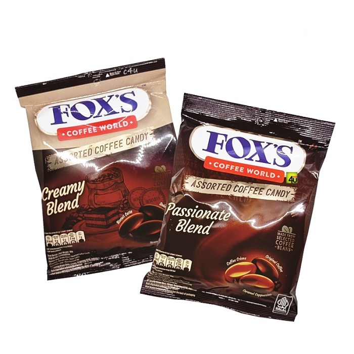 FOX's Coffee World Candy 90g - Passionate Blend dan Creamy Blend Gula-gula Perisa Kopi | Shopee ...