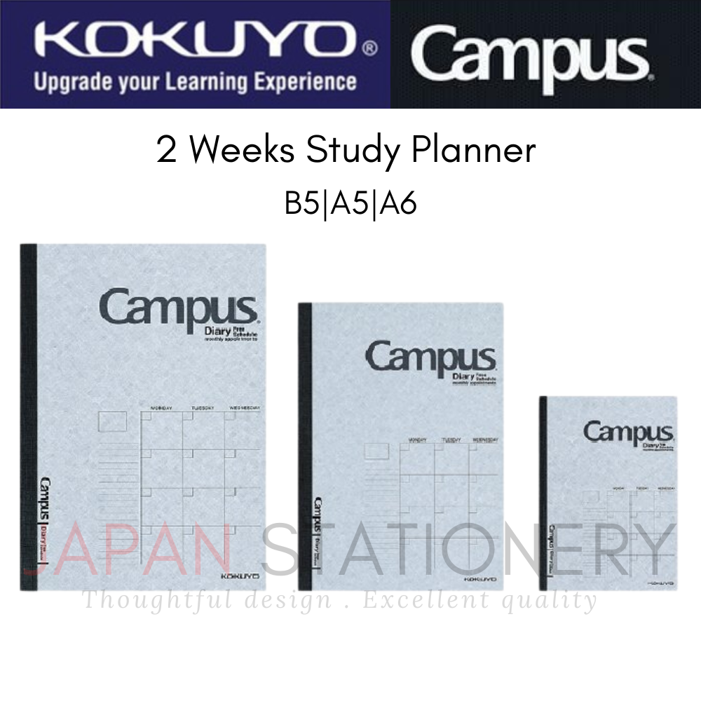 Kokuyo Campus Diary Free Schedule B5 A5 A6 24 Sheets | Shopee Philippines