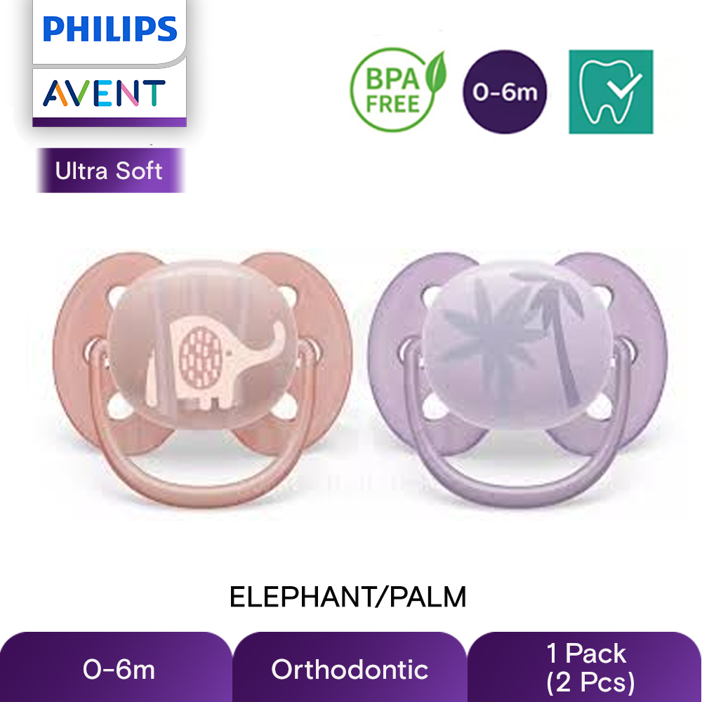 NEW DESIGN Philips Avent Ultra Soft Air Soother Pacifier 0-6m Carry ...