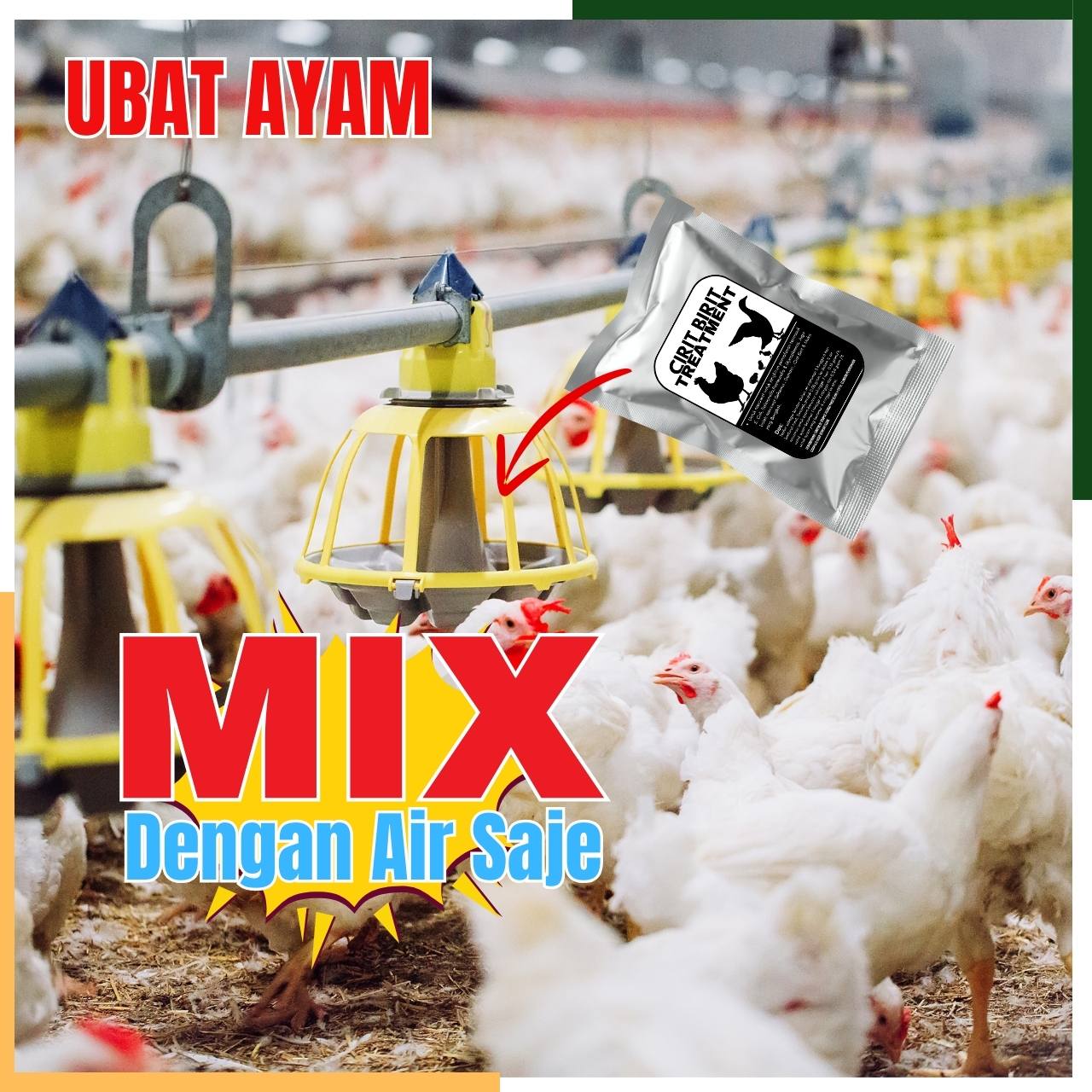 Ayam Chicken Vitamin Vitamin Ayam Obat Ubat 10g | Shopee Philippines