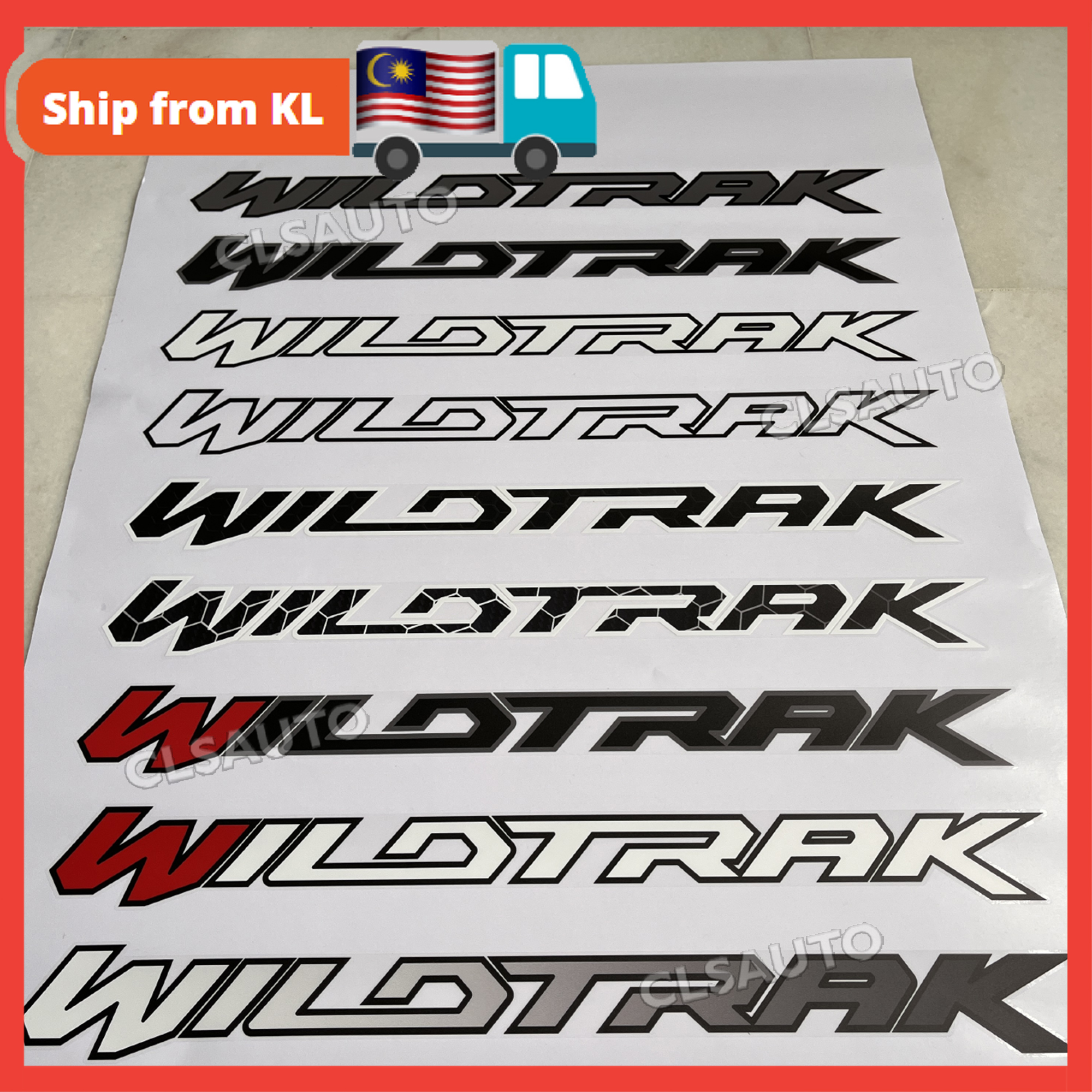 WILDTRAK Sticker Side Door 1 Pcs Ford Ranger Raptor Wild trak Wildtrack ...