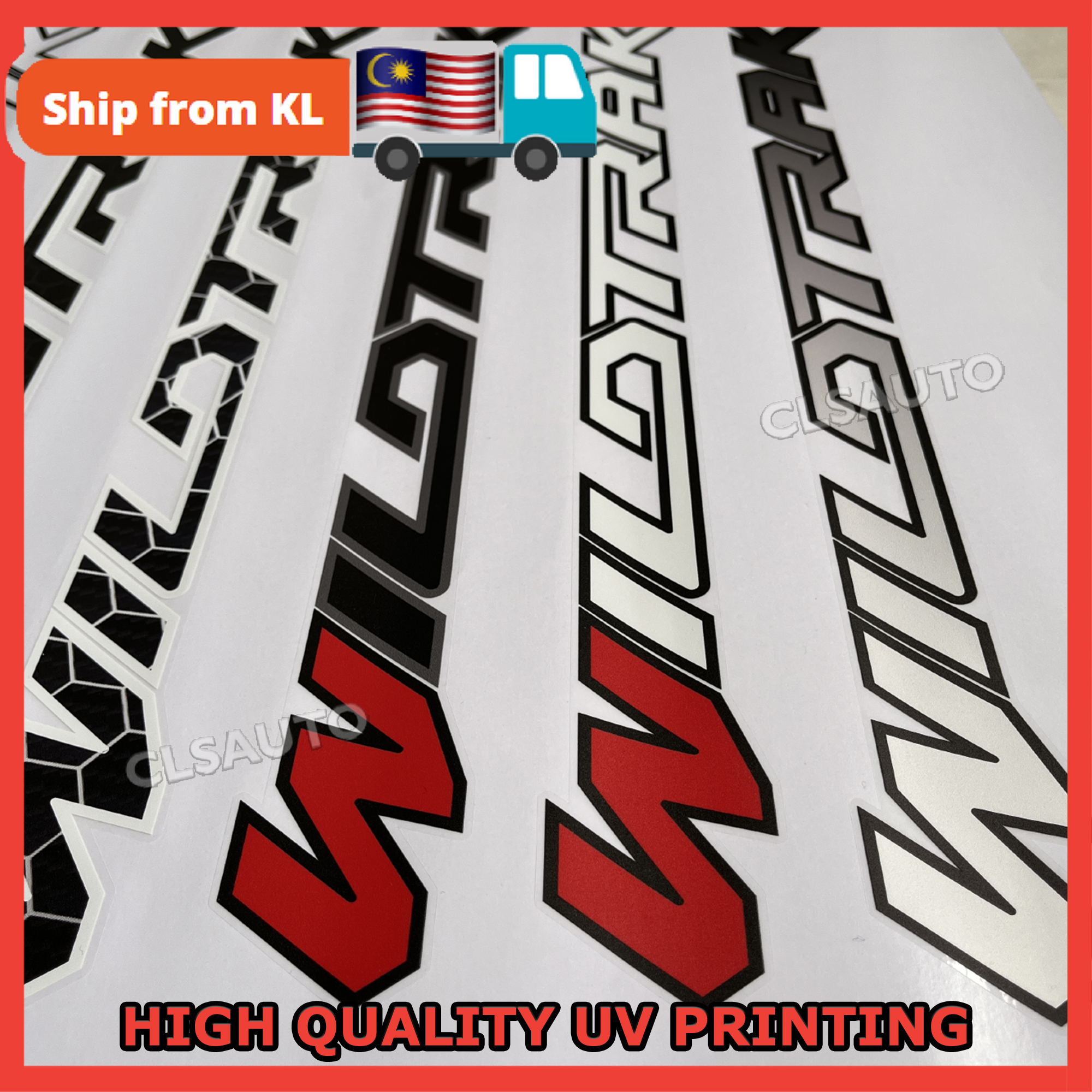 WILDTRAK Sticker Side Door 1 Pcs Ford Ranger Raptor Wild trak Wildtrack ...