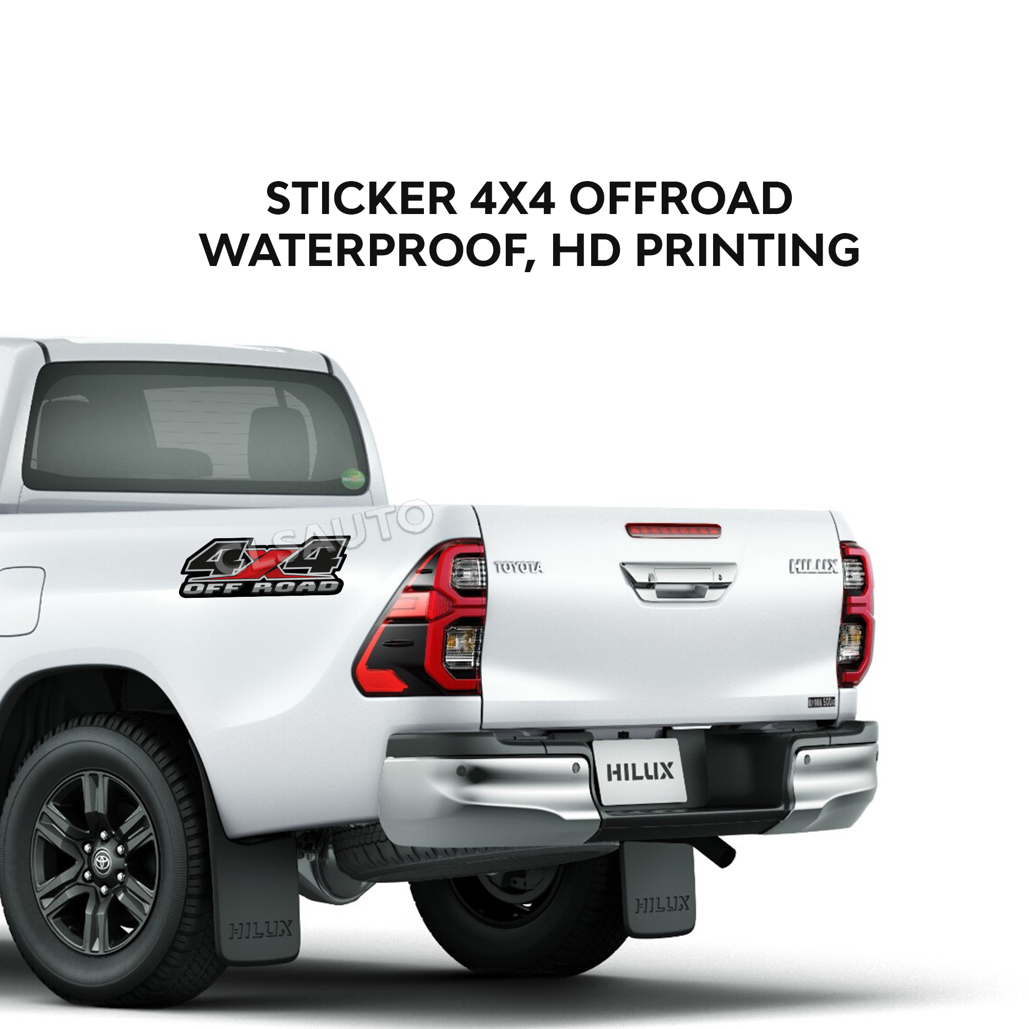Sticker 4x4 Offroad Hilux Ranger Raptor Triton DMAX Pickup Trucks Decal ...
