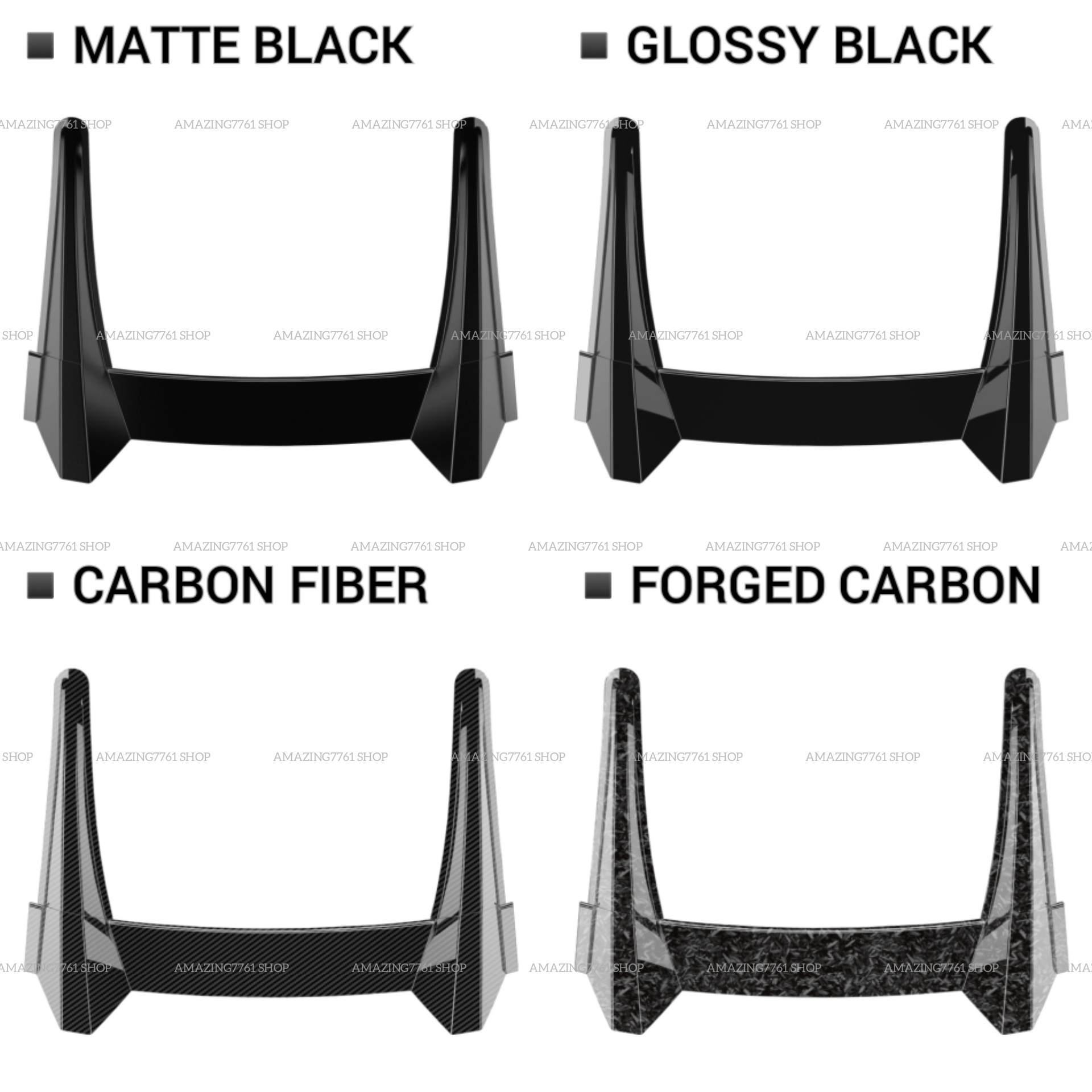 AMAZING TOYOTA VIOS NCP151 2018-2023 CAR TCS TOP SPOILER REAR ROOF ...
