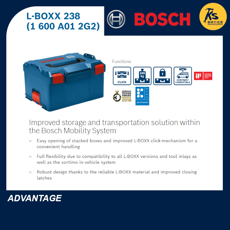 BOSCH L-BOXX Tool Storage L-BOXX Mini 102 136 238 374 ( 1 600 A00 7SF 1 ...