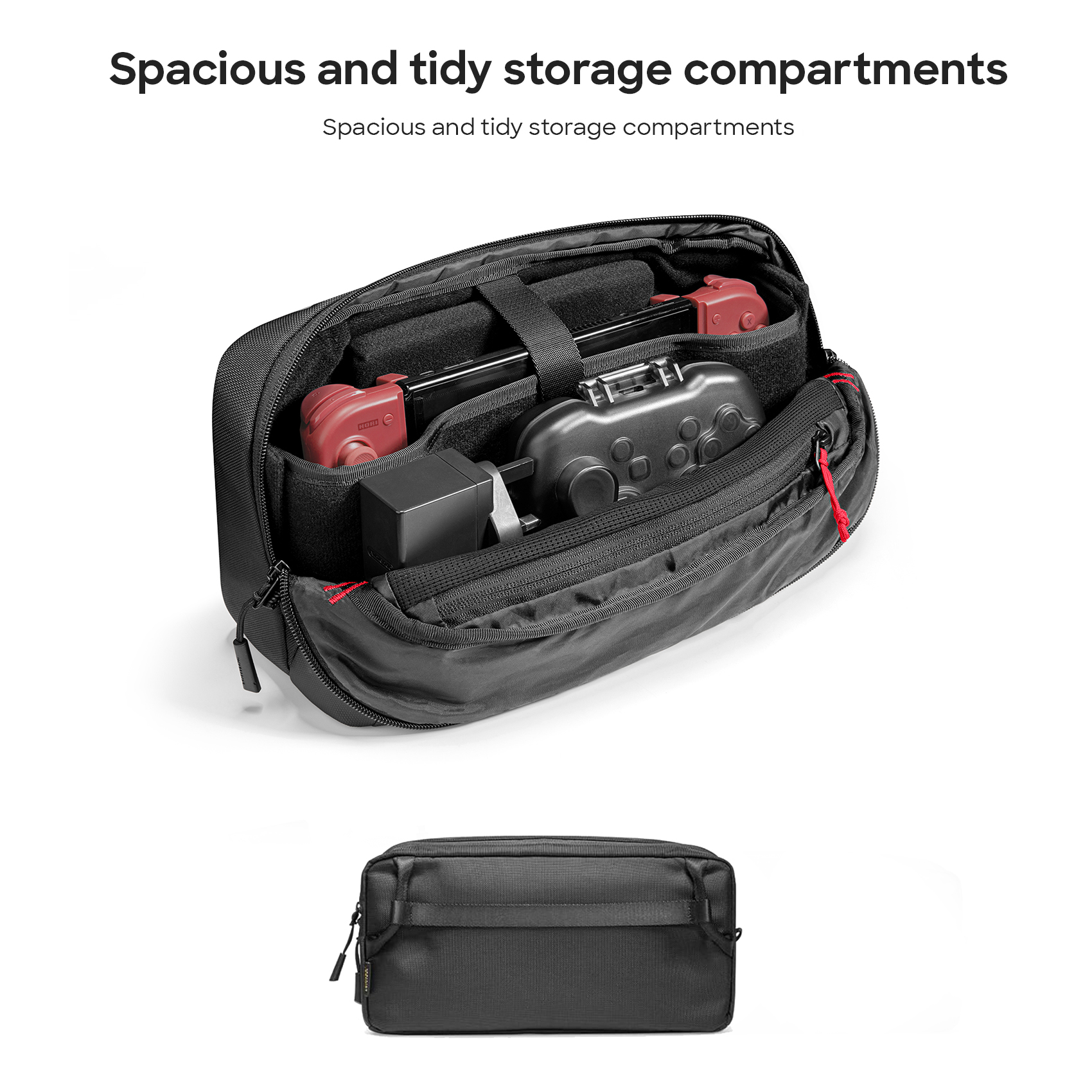 tomtoc G47 Gaming Sling Bag Shoulder Bag Men Crossbody Bag for Steam ...