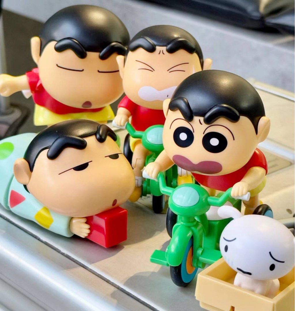 CRAYON SHIN CHAN DYNAMIC SHIN LIFE WIND UP MOVING TOY BLIND BOX 4 ...