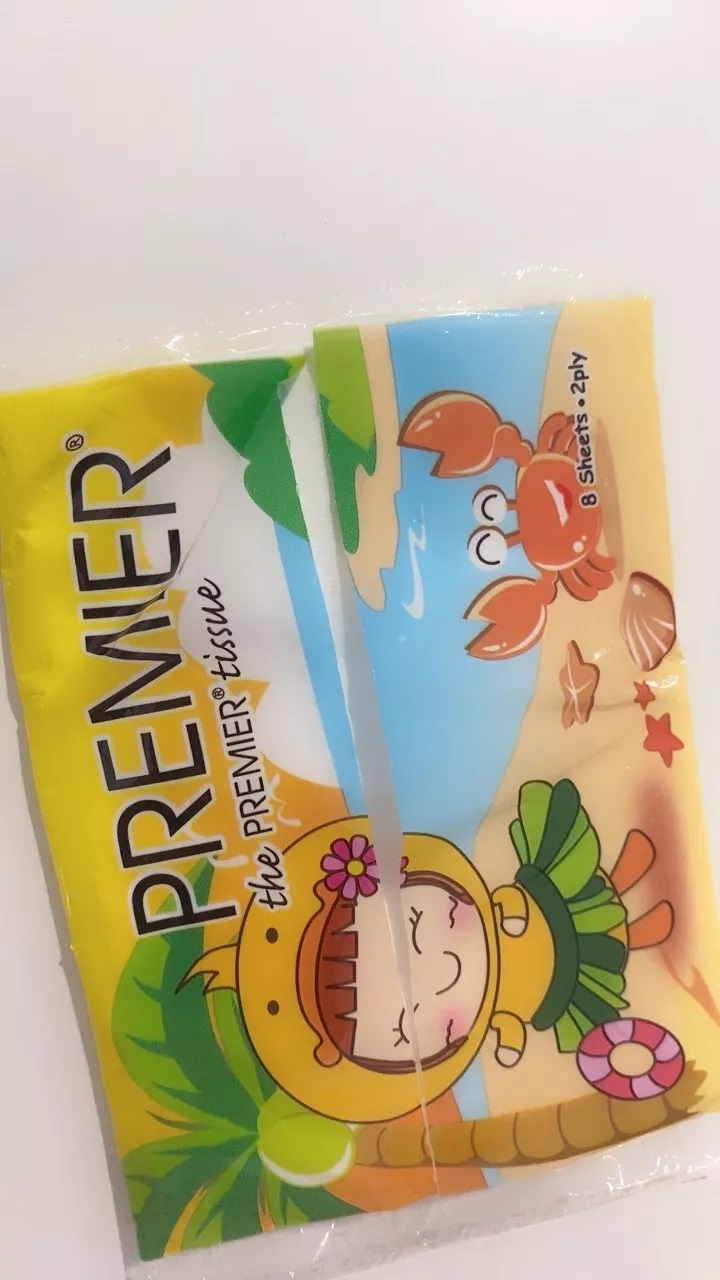 Premier / Tender Soft Facial Tissue 2-ply/8 Pulls - Pocket Tissues Eco ...