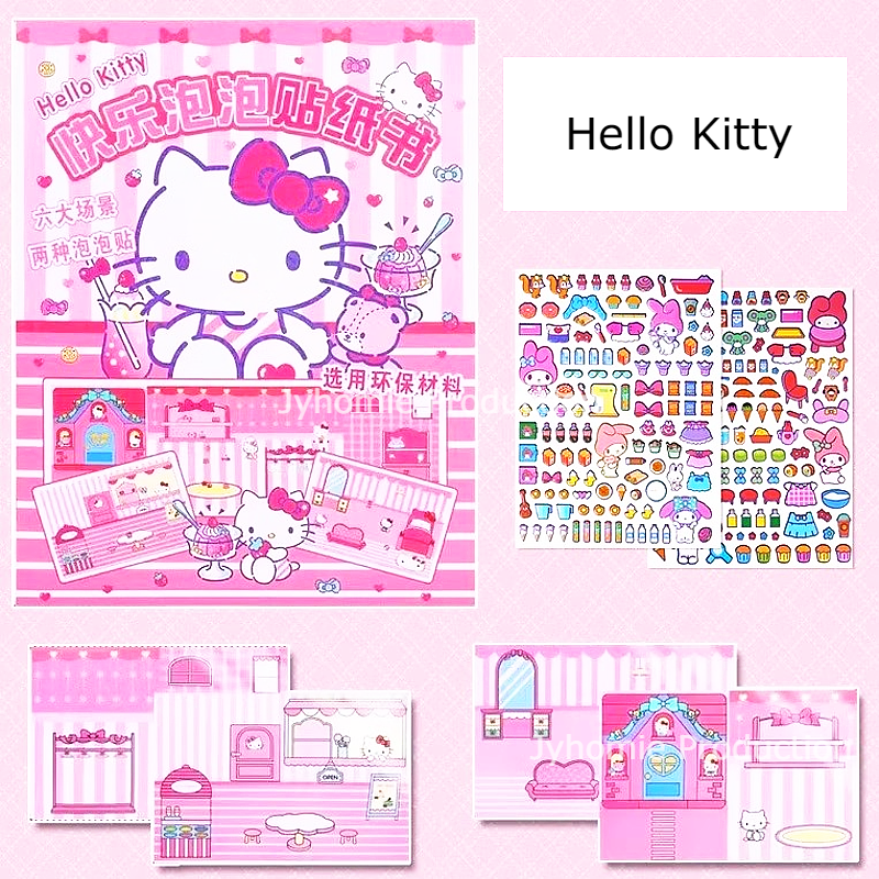 Stickers Reusable Kuromi Sticker Book Sticker for Kids Kuromi Book Kids ...