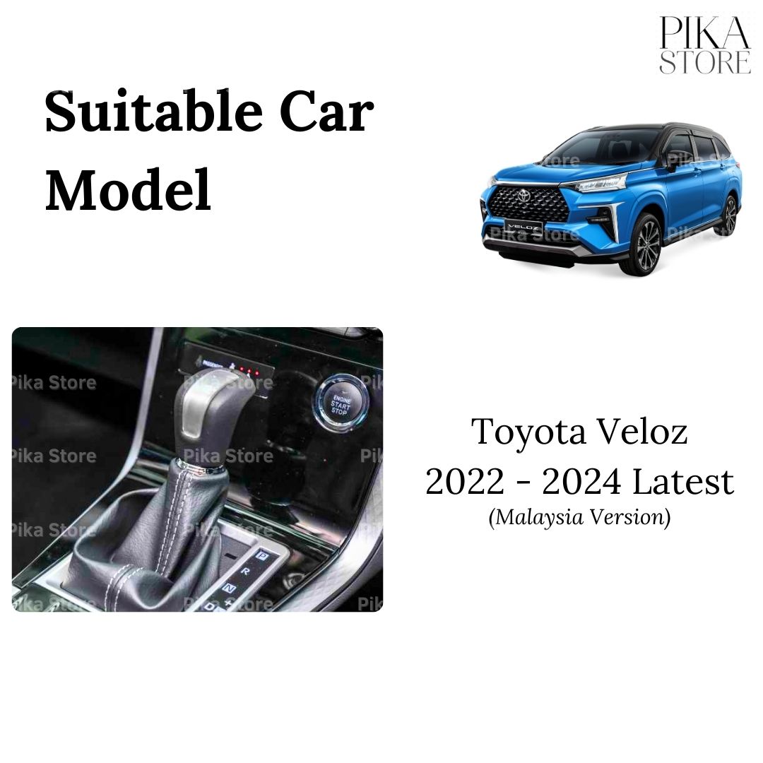 LEATHER Toyota Veloz Gear Knob Cover Gear Toyota Veloz Accessories 2022 ...