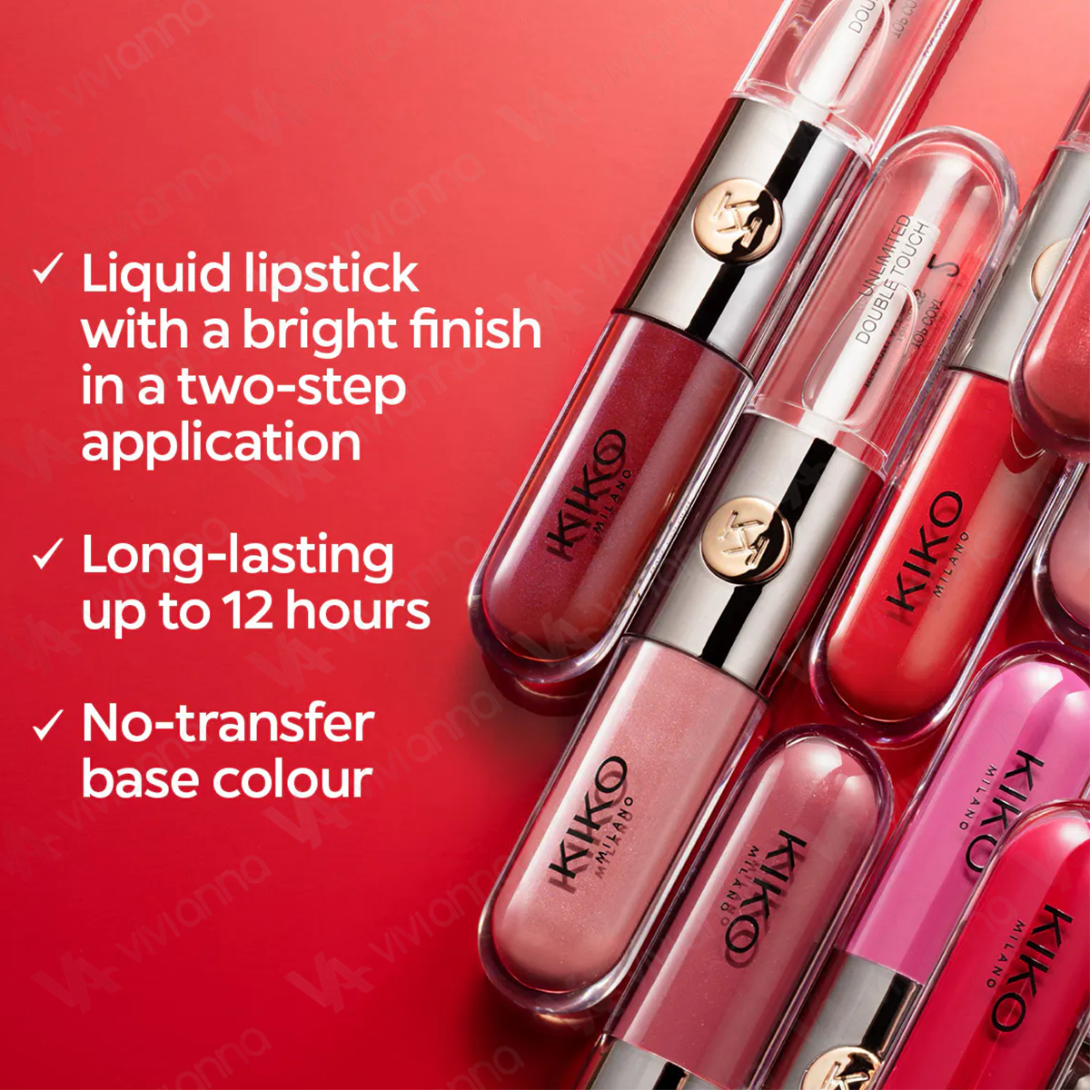 2.2 KI/KO Lipstick Unlimited Double Touch Liquid Lipstick Milano Viral Makeup Lip Gloss Lip ...