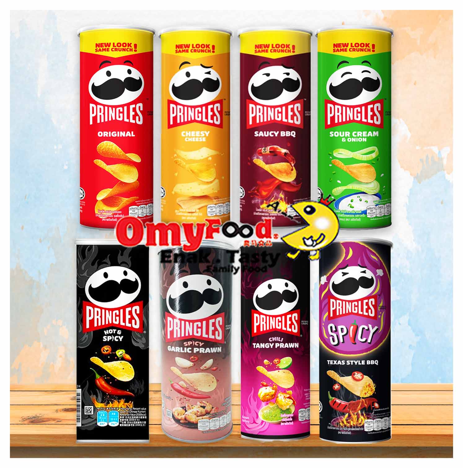 97g /102g Pringles Potato Crips Chip [Omyfood] | Shopee Philippines