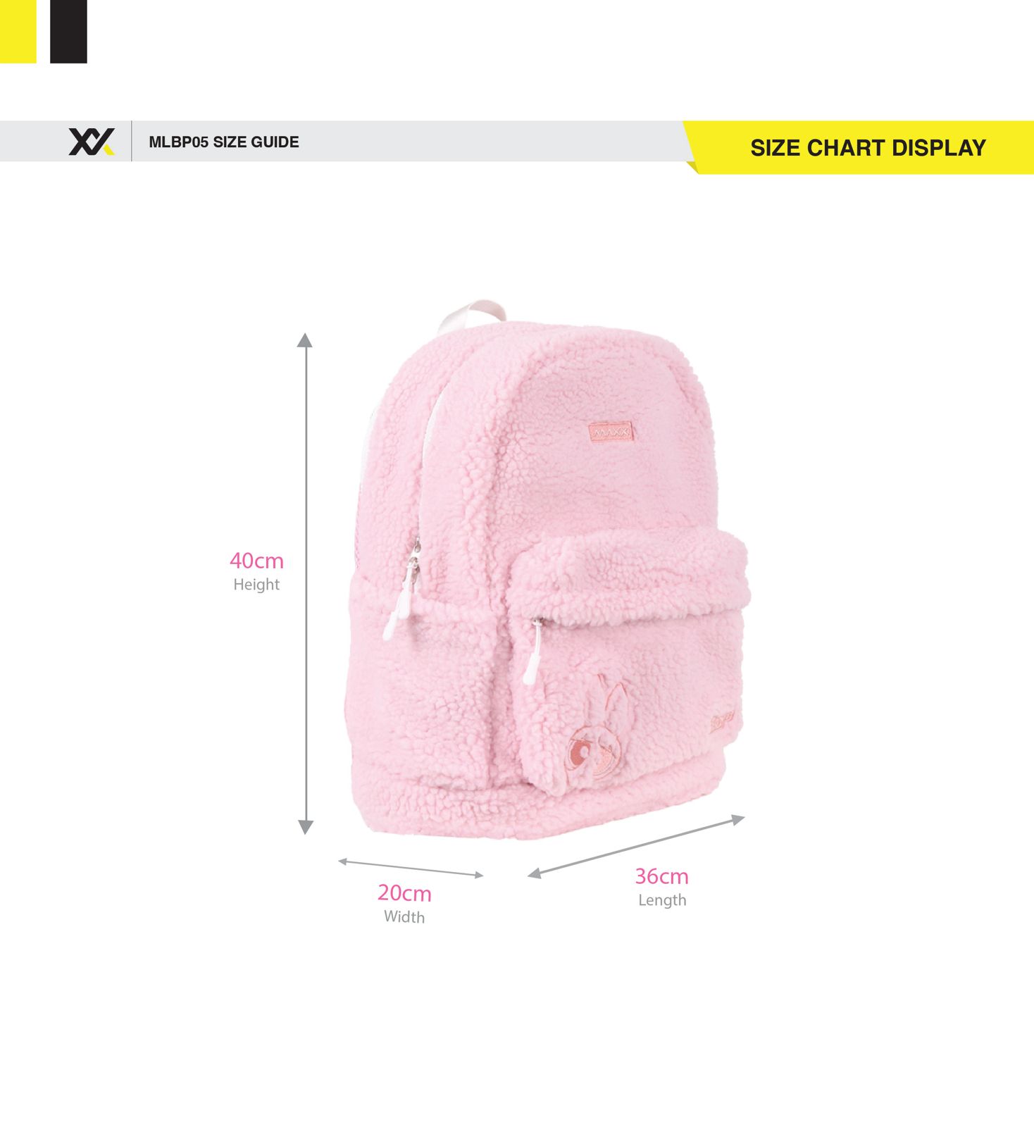 MAXX x Powerpuff Girls Backpack MLBP05 (Buttercup) | Shopee Philippines