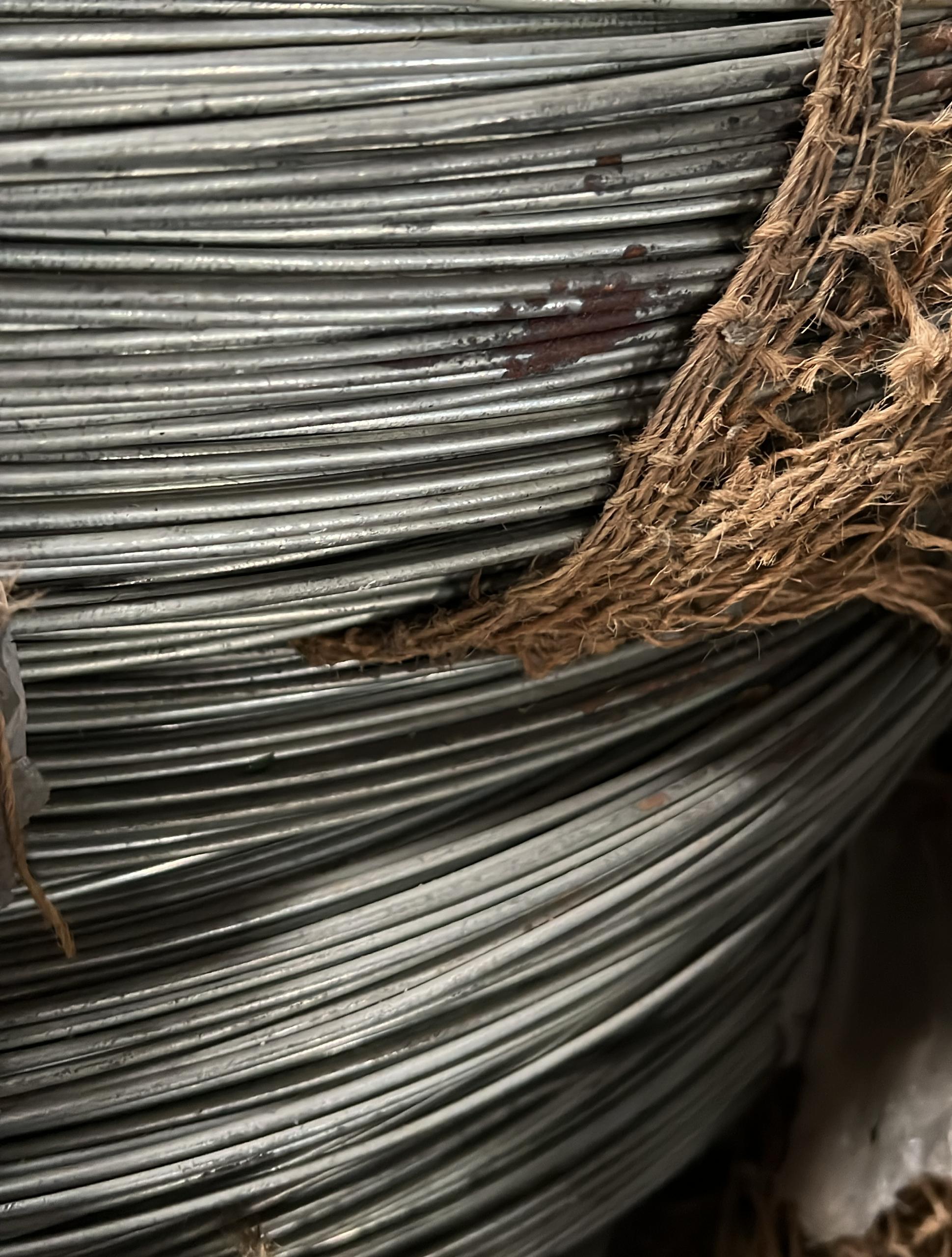 2kg GI Galvanized Wire Steel Ikat Tie Fence Outdoor BWG 6 8 10 12 14 16 ...