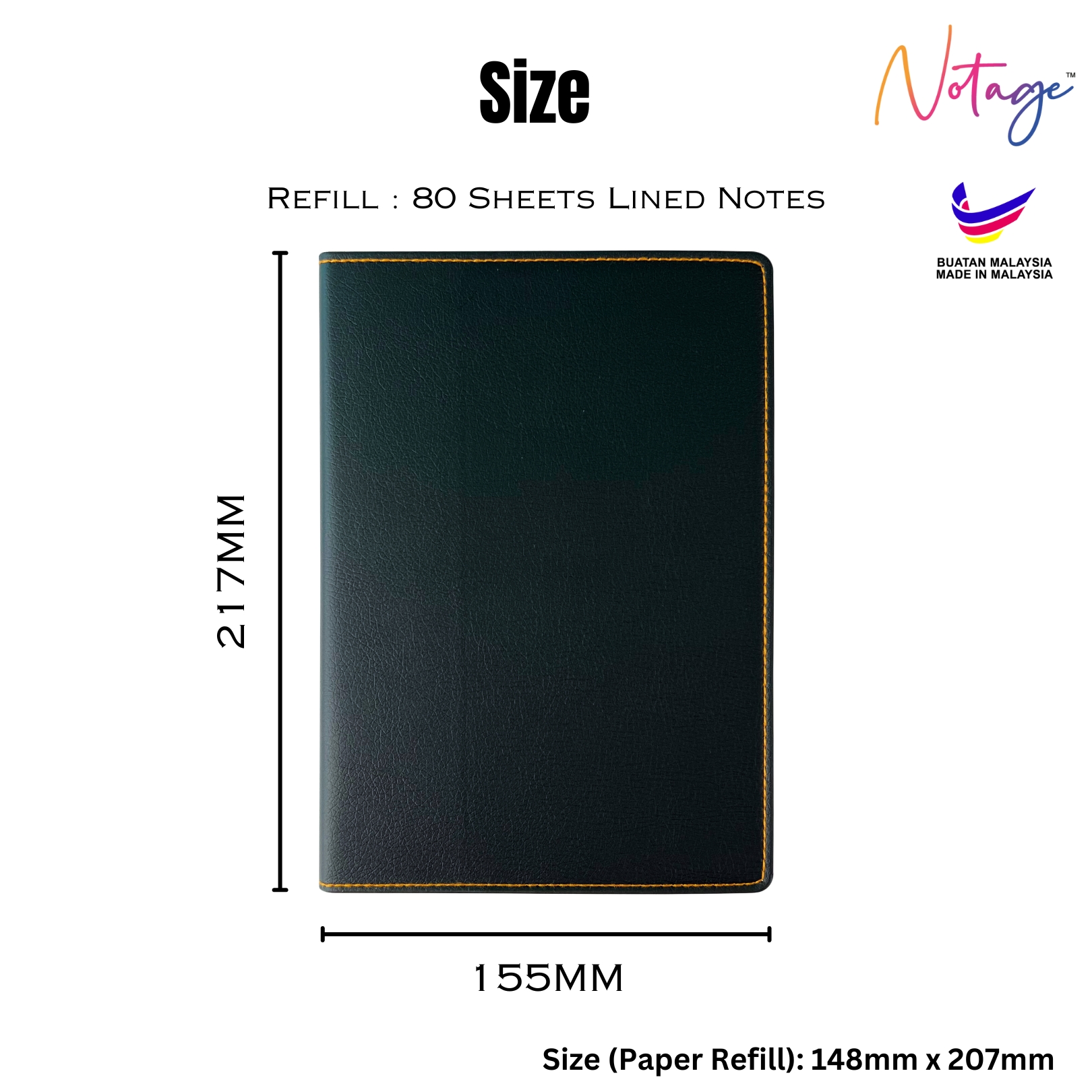 A5 Personal/Office Notebook 2025 Monthly Planner PVC Foam Sheet Cover ...