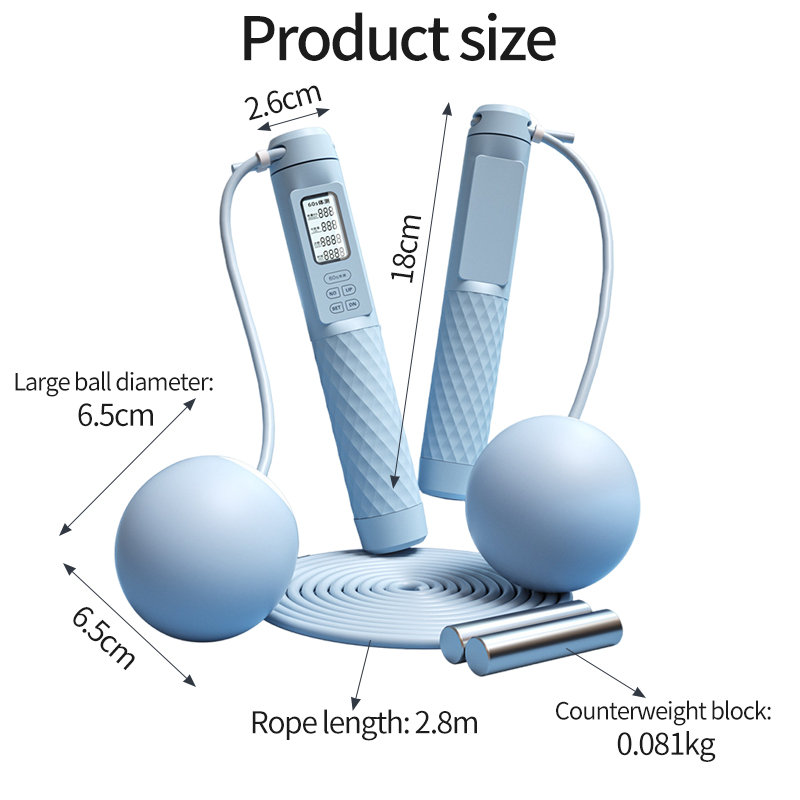 Smart Skipping Rope Cordless with Digital Counter Professional tali ...