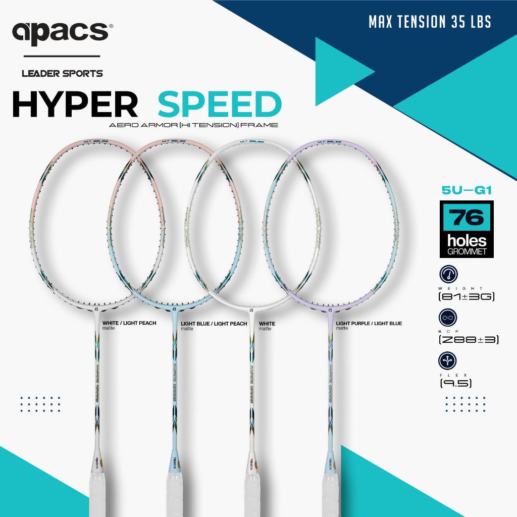 APACS Racket HYPER SPEED | Shopee Philippines