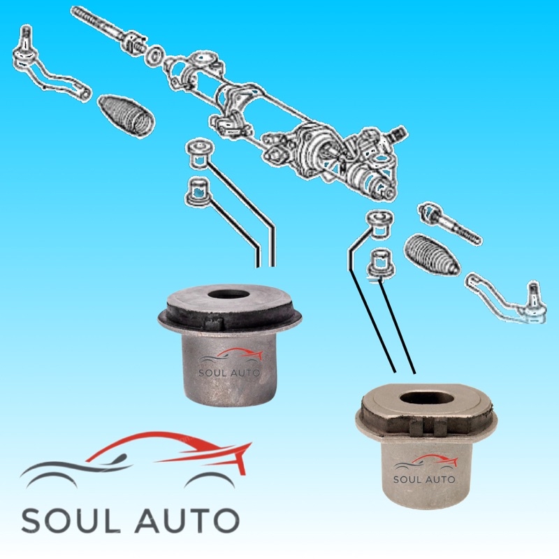 4pcs Toyota Hilux KUN25 Innova TGN40 Fortuner TGN51 Steering Rack Bush ...
