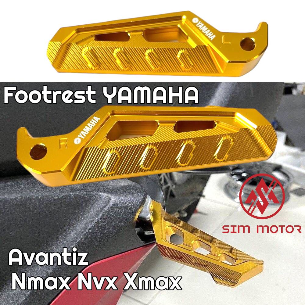 YAMAHA XMAX NMAX V1 NMAX V2 NVX V1 NVX V2 REAR FOOTREST PEDAL REAR FOOT ...