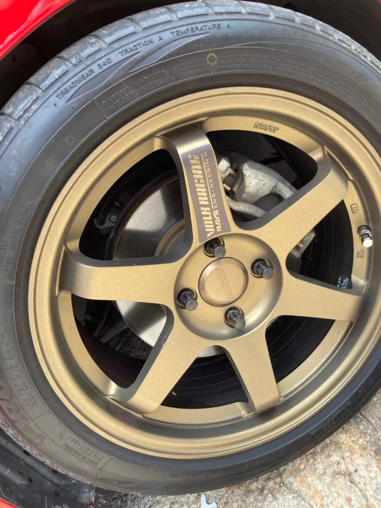 STICKER TE37 SPORTS RIM VOLK RACING [1 Set = 8 Pcs] Barang Accessories ...