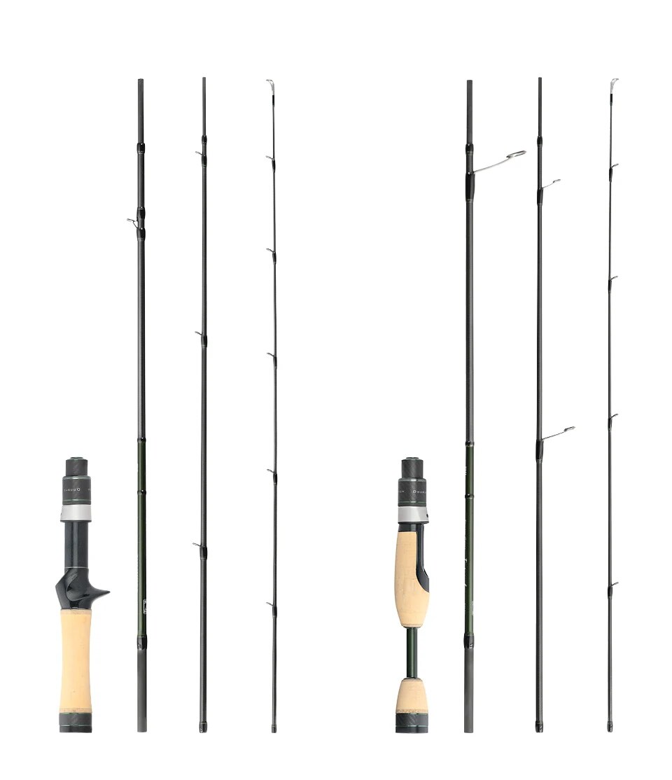 Tsurinoya INTRUDER 4pcs UL Travel Spinning/BC Rod **FUJI GUIDES ...