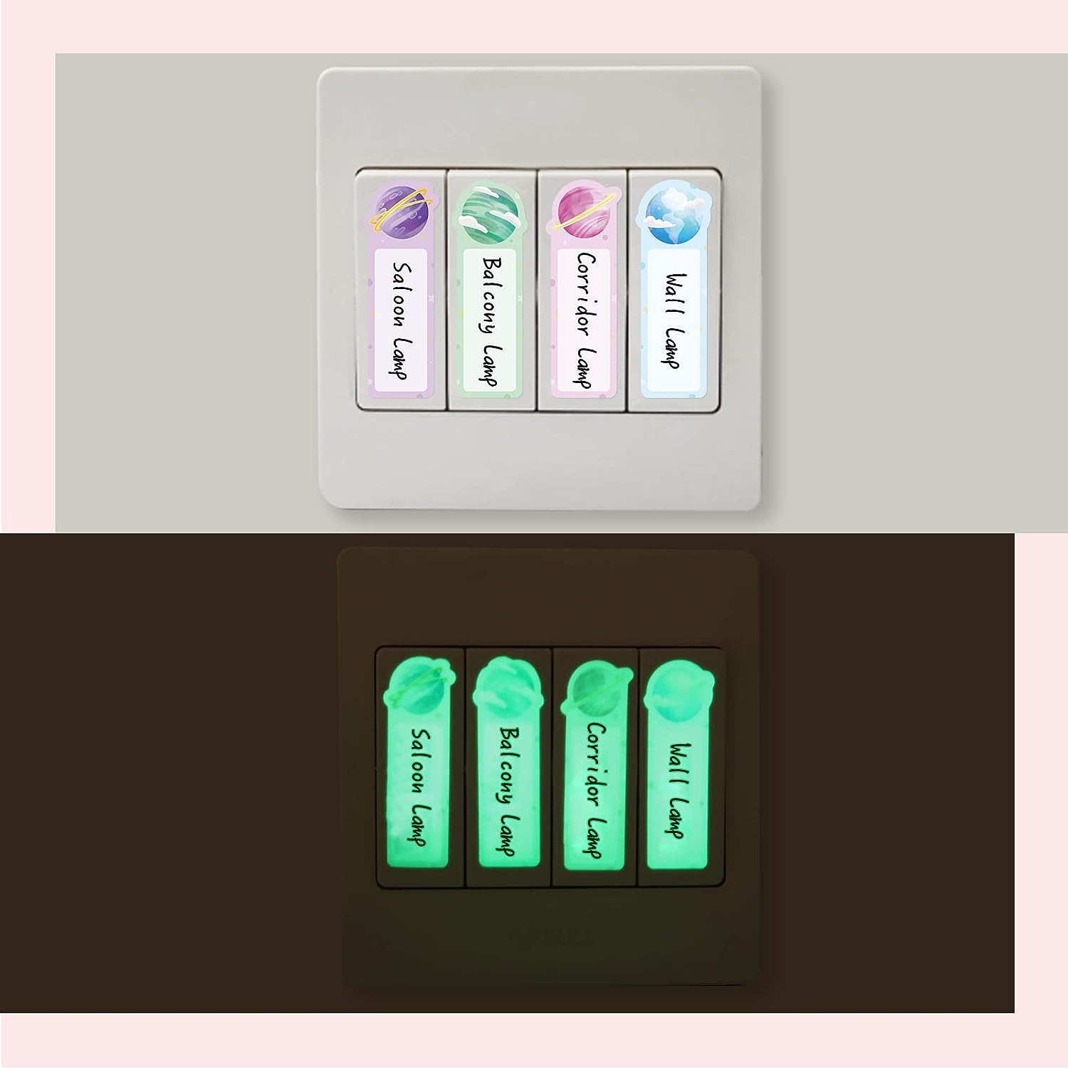 NIIMBOT D11 D110 D101 Luminous label creative switch sticker waterproof ...