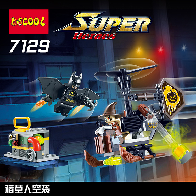 Decool 7129 Super Heroes Bat Hero Building Blocks Toys Bricks Toy Brick Batman Mainan Blok Bat ...