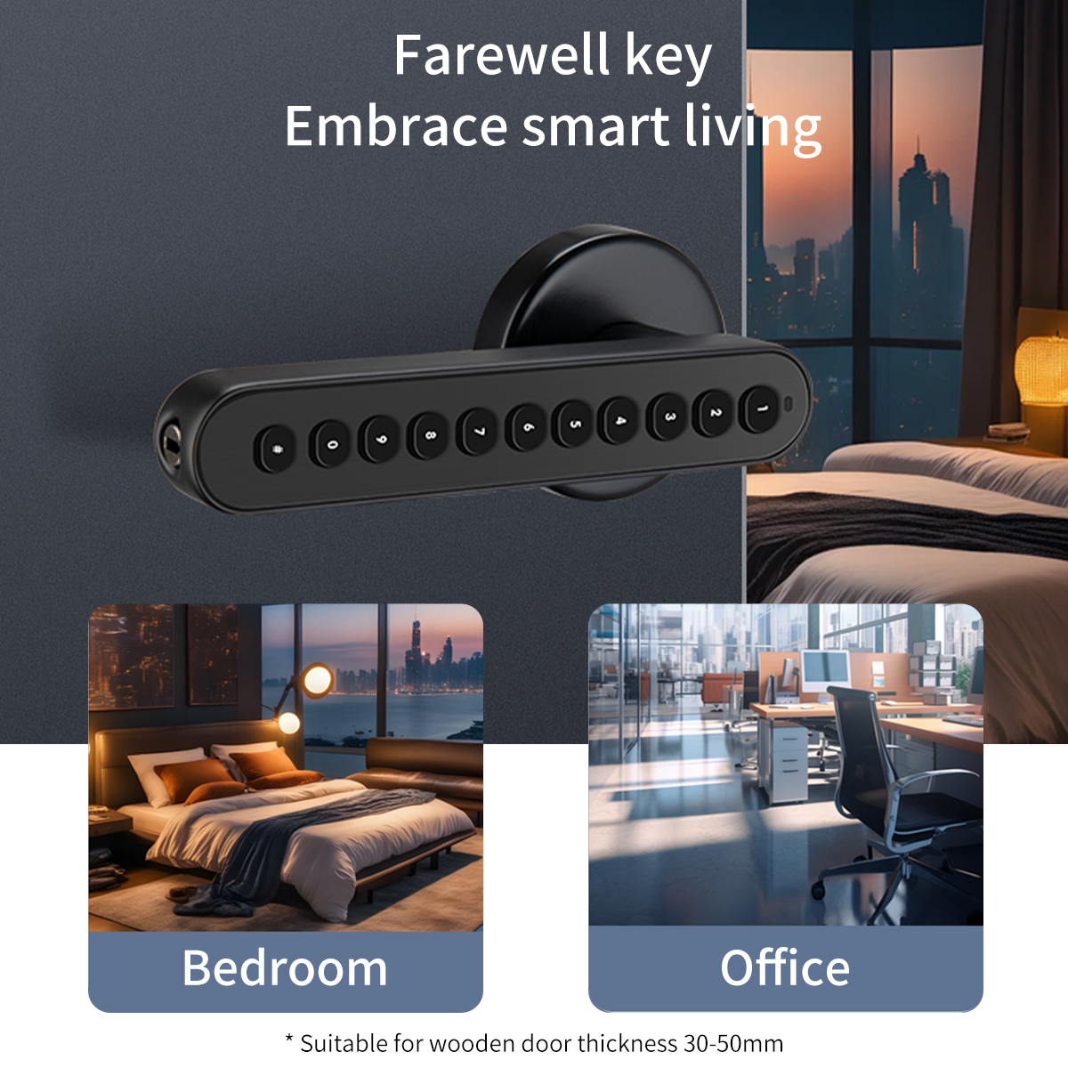 Bluetooth Password Lock App Smart Door Lock Kunci Pintu Pintar Safe ...
