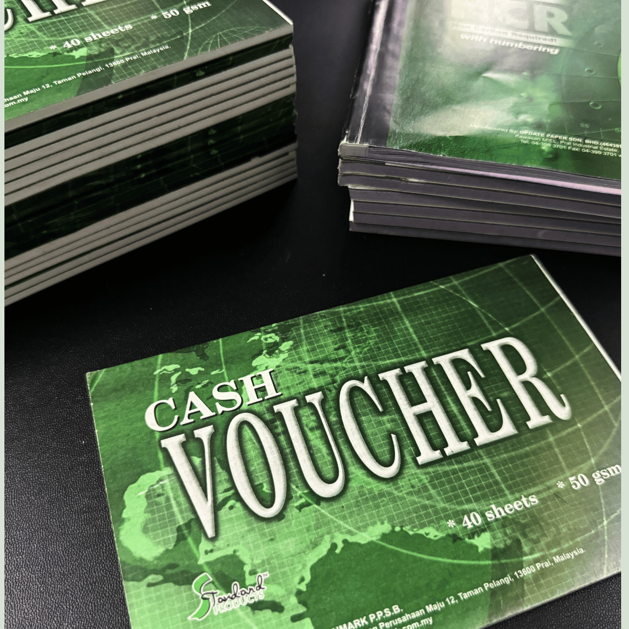 Cash Bill 30x 2ply Cash Voucher Cash Baucar 50gsm 40 Sheet | Shopee ...