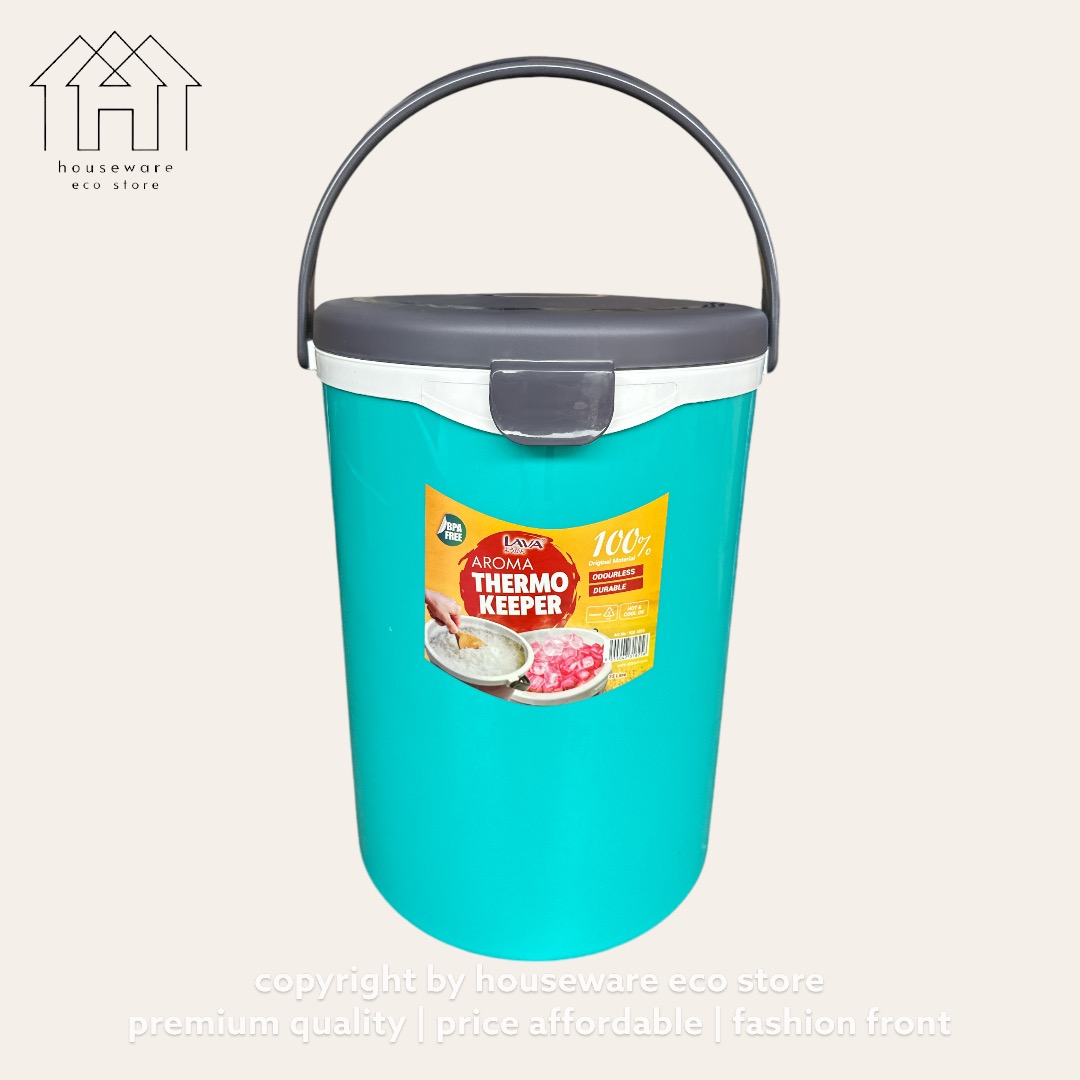 LAVA Heavy Duty Ice Bucket Insulated Food Rice Bucket Ice Box Picnic ...